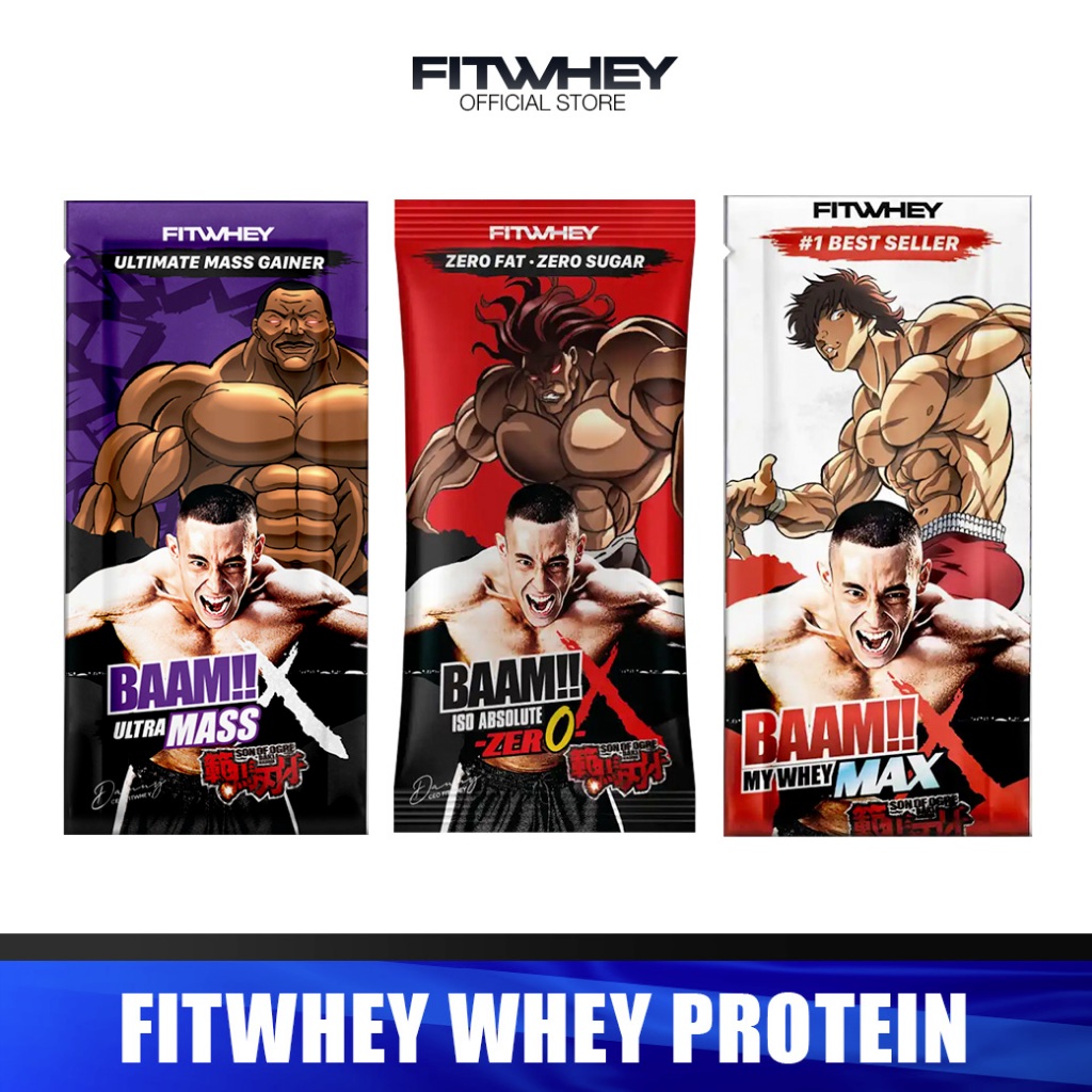 BAAM MY WHEY MAX / BAAM ISO ABSOLUTE ZERO / BAAM ULTRA MASS (SACHET ...