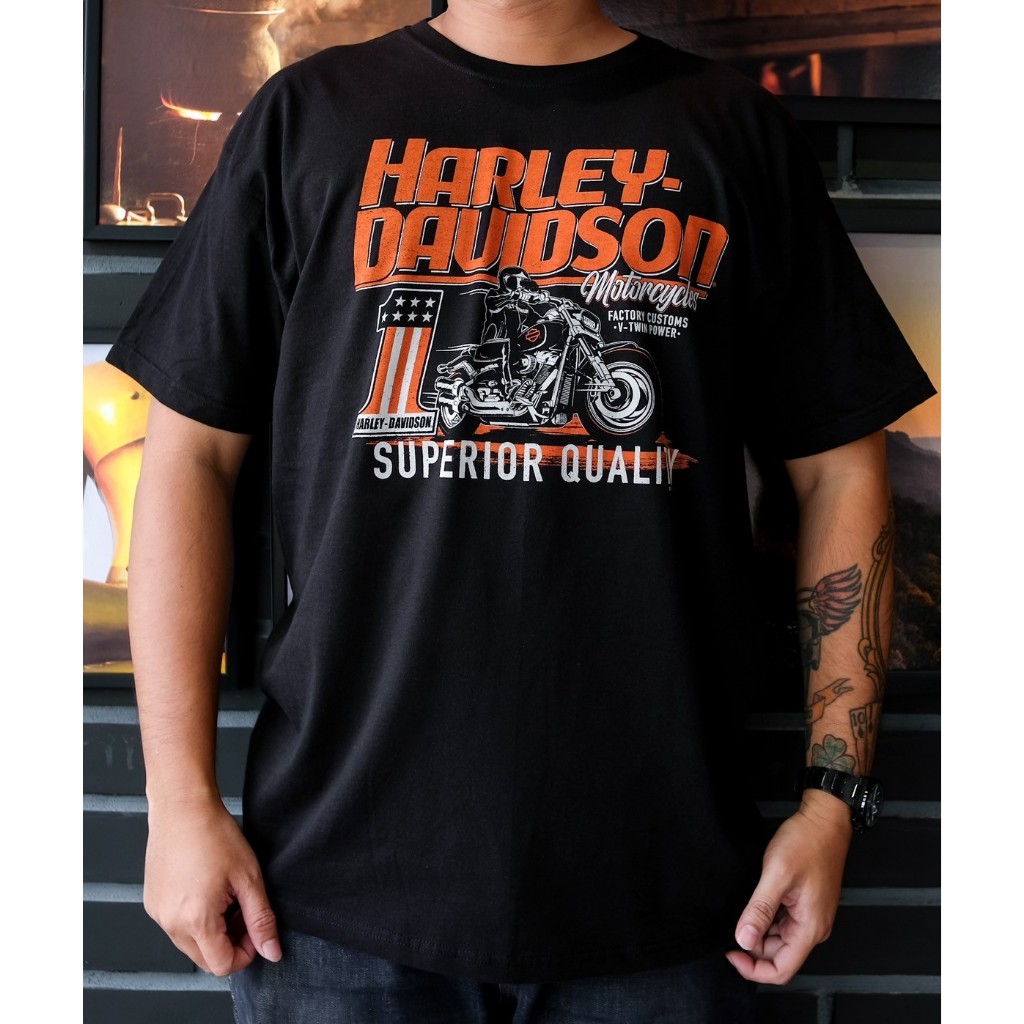 เสื้อยืดลิขสิทธิ์แท้ HARLEY-DAVIDSON OF UBON RATCHATHANI - PACESETTER | Shopee Thailand