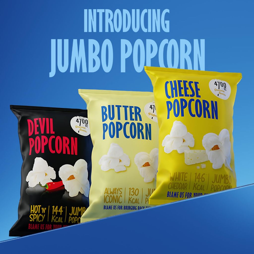 4700BC ป๊อปคอร์น Jumbo Popcorn Set, Cheese+Butter+Devil 145g | Shopee ...
