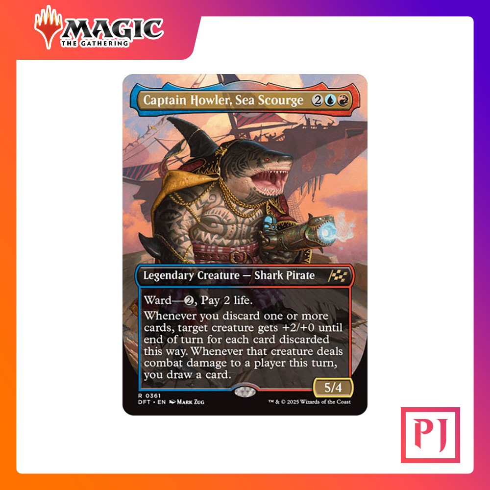 [MTG] Captain Howler, Sea Scourge (Borderless) [DFT] [MULTI] [RARE ...