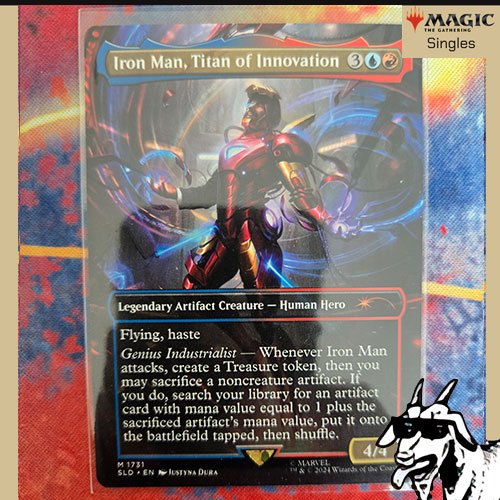 [MTG][Single][Secret Lair] Iron Man, Titan of Innovation ระดับ Mythic ...