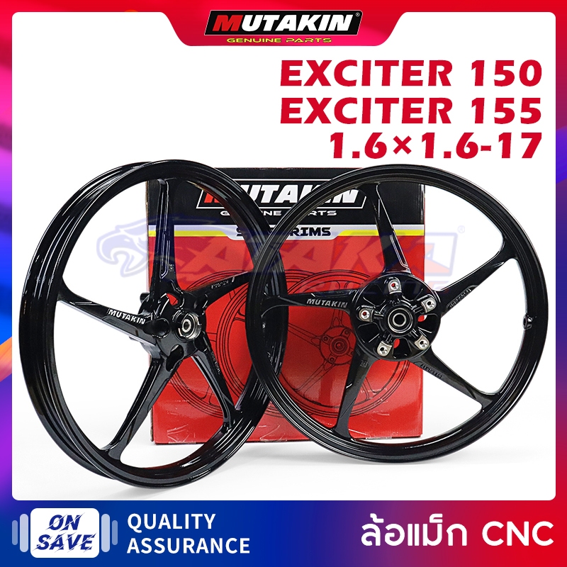 MUTAKIN 500 ล้อแม็ก CNC suitable for YAMAHA EXCITER150 EXCITER155 VVA ...