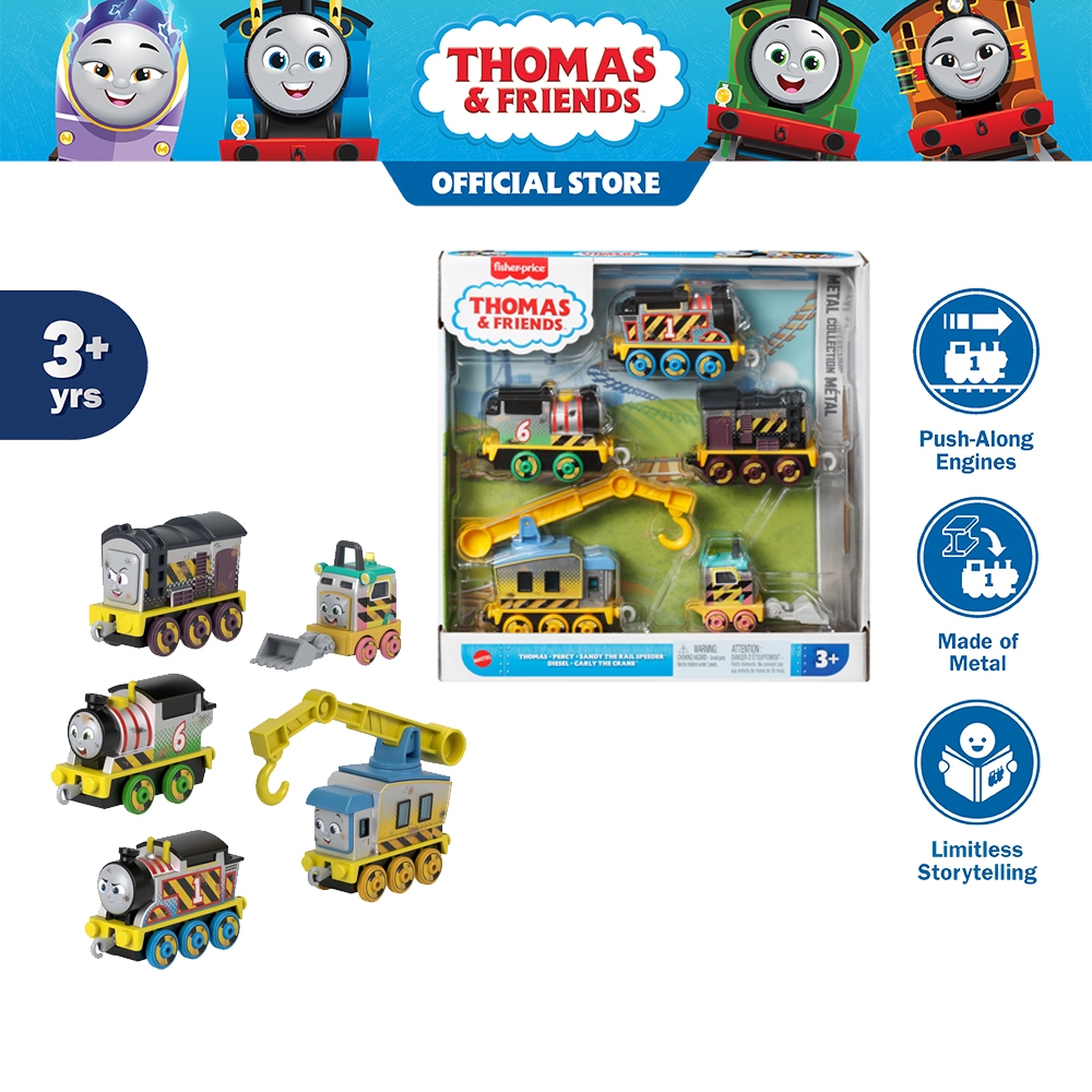 Thomas & Friends Construction Crew โทมัสแอนด์เฟรนด์ เซตคู่หูรถไฟ ...