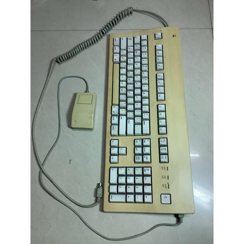 มือสอง ใช้เฉพาะ ชุด-คีย์บอร์ด+เมาส์ วินเทจ [Ap+ple vintage]Ap+ple ...
