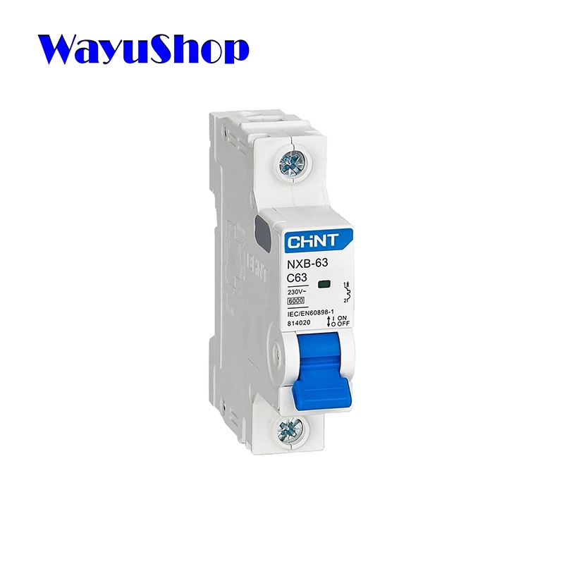CHINT NXB-63 C63 1P 63A 6kA เบรกเกอร์ลูกย่อย MCB 1P 63A | Shopee Thailand