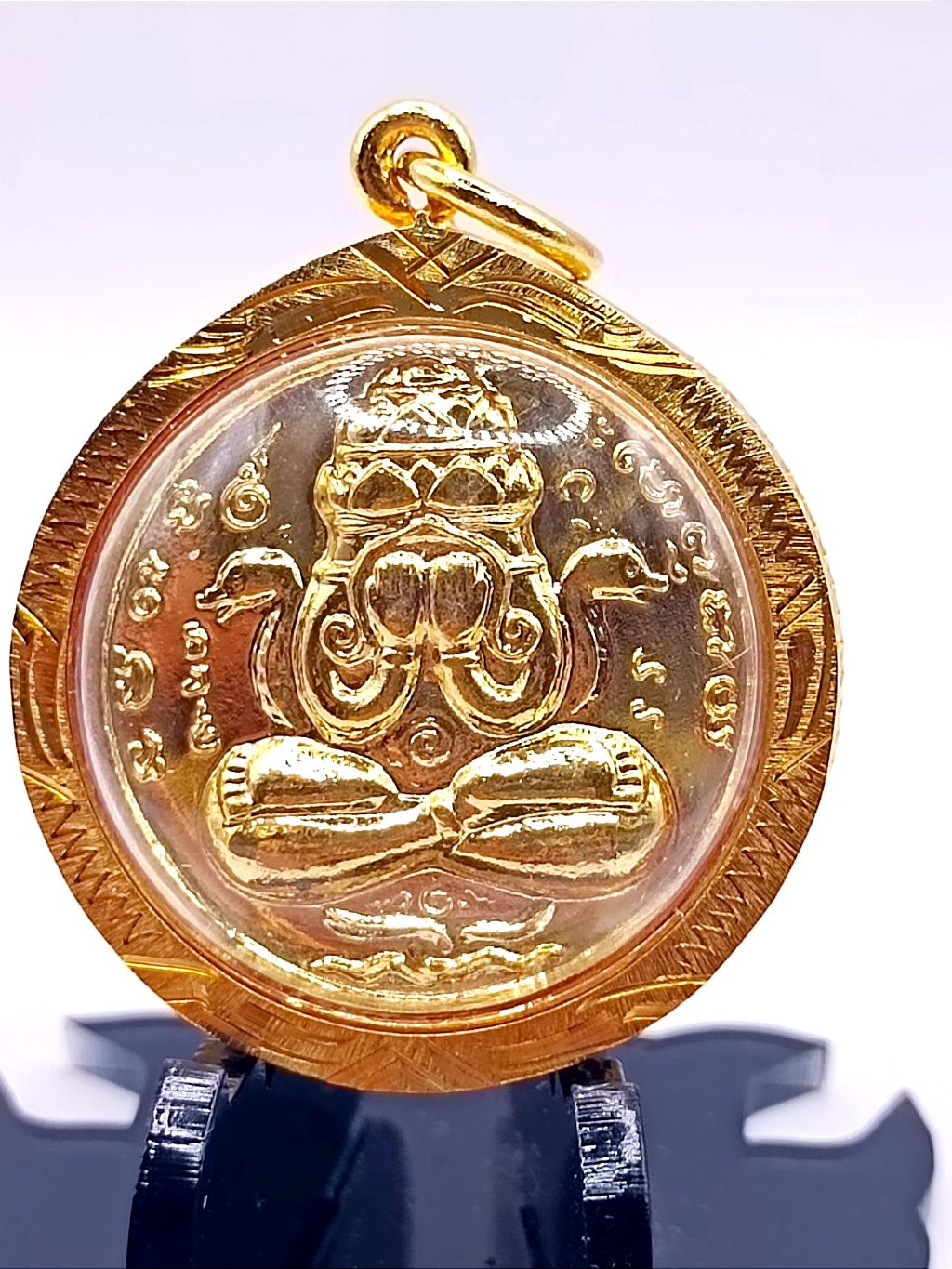 K623 พระปิดตา พังพระกาฬ รุ่นแรก ปี 2567 เนื้อ โลหะ ชุบทอง หลักเมือง ...