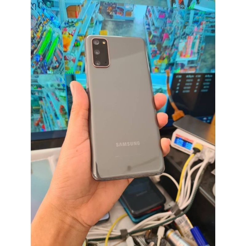 งานช่างsamsung s20 5g แรม12/128g จอมีชุดดำ กระจกนอกร้าว จอยังทัชได้ทุกจุด | Shopee Thailand