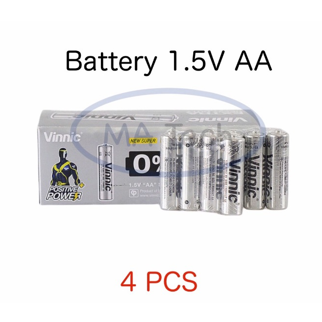 Vinnic ถ่าน 2A Battery 2A ถ่าน AA 1.5V Battery 1.5V R06 ถ่าน 2เอ ...