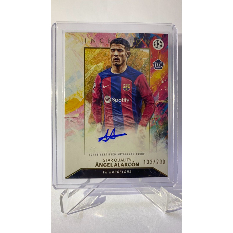 การ์ดนักฟุตบอล Angel Alarcon RC (การ์ดลายเซ็น+Run #133/200)Star Quality ...