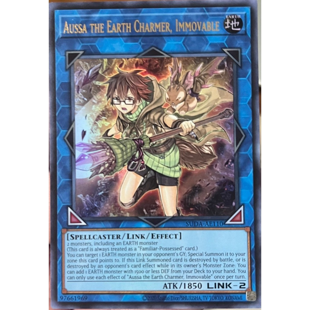 Yugioh Asia-Eng [SUDA-AE110] Aussa the Earth Charmer, Immovable (Ultra ...