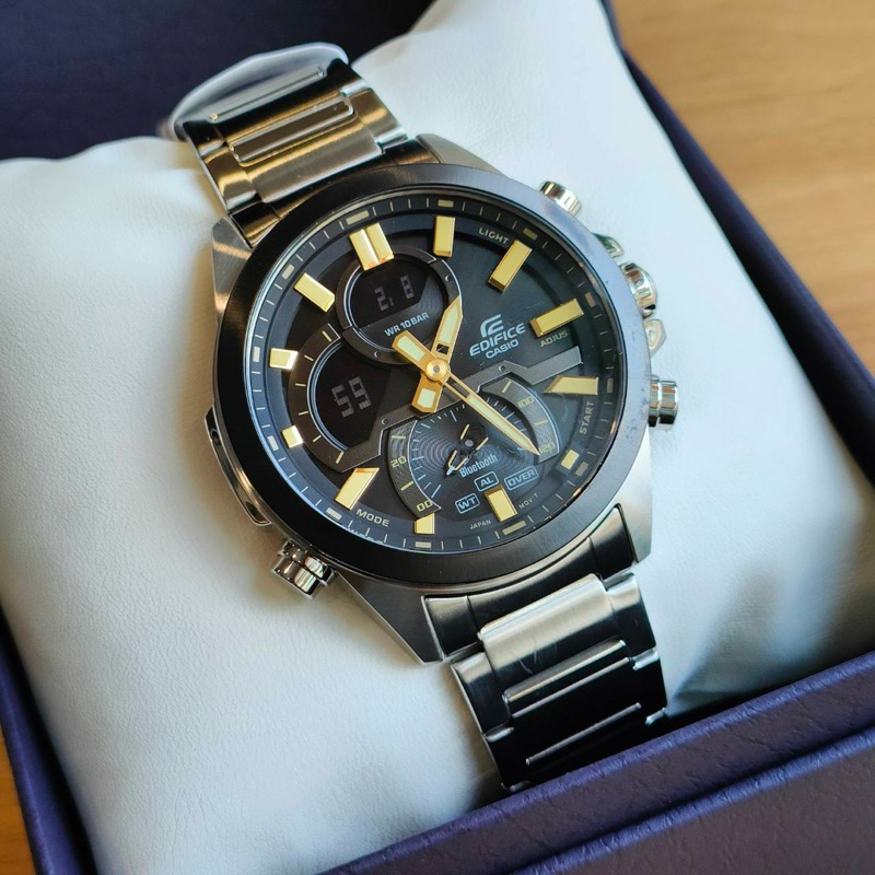 นาฬิกาคาสิโอ edificeของแท้ ECB-30DB-1A9 รับประกัน 1 ปี พร้อมกล่อง | Shopee Thailand