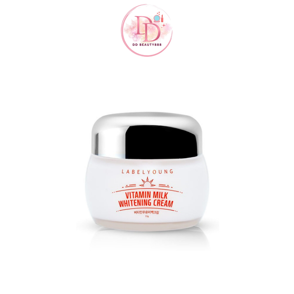 LABEL YOUNG Vitamin Milk Whitening Cream 55g ครีมหน้าสด | Shopee Thailand