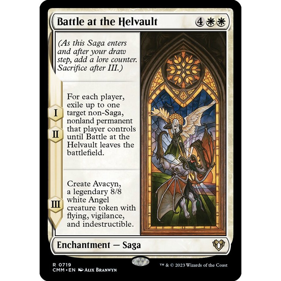 Battle at the Helvault CMM Commander Masters การ์ด Magic the Gathering ...
