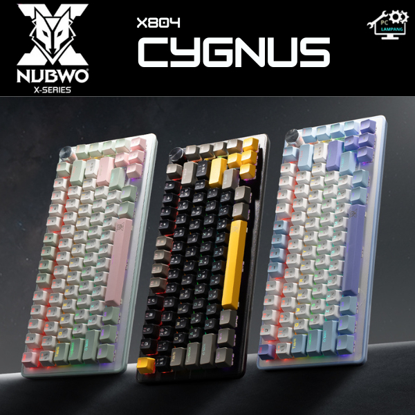 Nubwo Mini RGB Mechanical Gaming Keyboard X804 Cygnus สินค้ารับประกัน 2 ...
