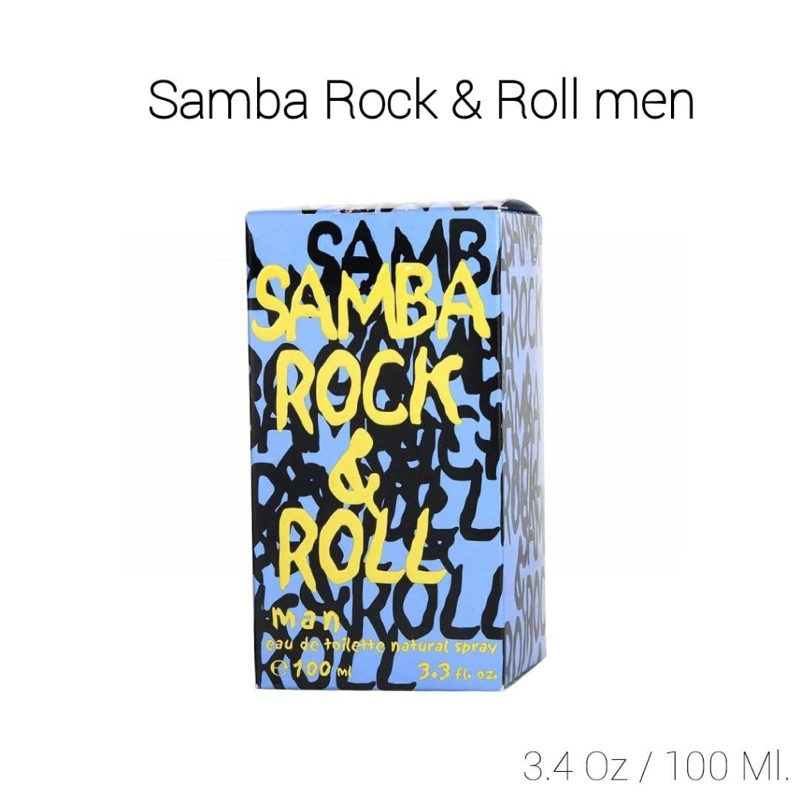 Samba Rock & Roll men Eau De Toilette Spray 100ml. | Shopee Thailand