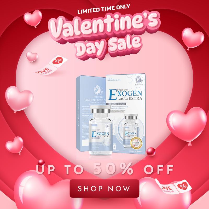 [พร้อมส่ง+ลด 50% ในไลฟ์] D PLUS SKIN - EXOGEN เซรั่มนวัตกรรม ฟื้นฟูผิวล้ำลึก | Shopee Thailand