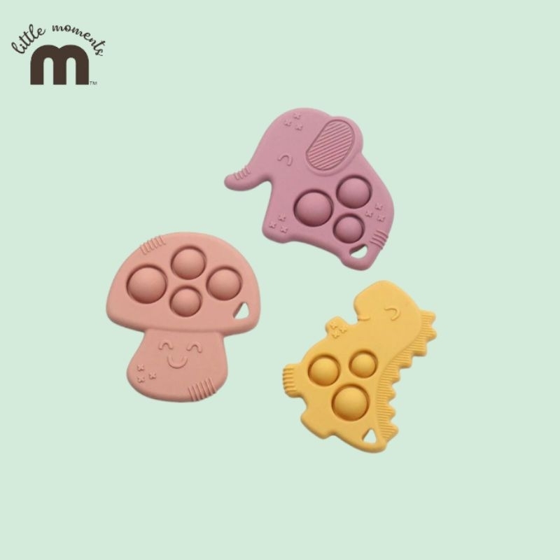 Silicone Pop It + Teether Toy สำหรับเบบี๋ น่ารักมากๆค่า | Shopee Thailand