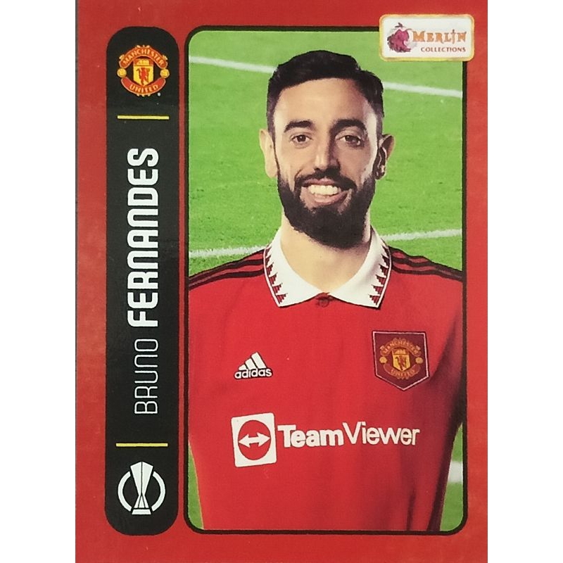 2021-22 Topps Merlin's Heritage 97 UCL Bruno Fernandes #38 Manchester ...