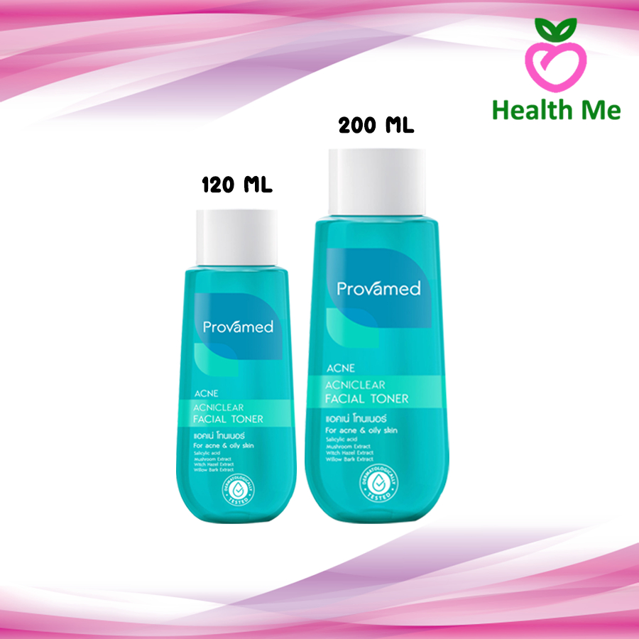 Provamed Acniclear Facial Toner 120ml. /200ml. โปรวาเมด แอคเน่เคลียร์ ...