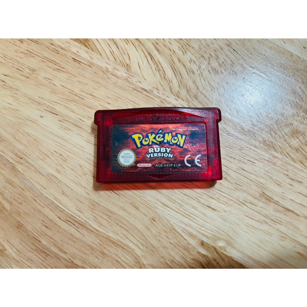 ตลับแท้!! Pokemon Ruby Version โซน EU ใช้งานได้ปกติสมบูรณ์ | Shopee ...