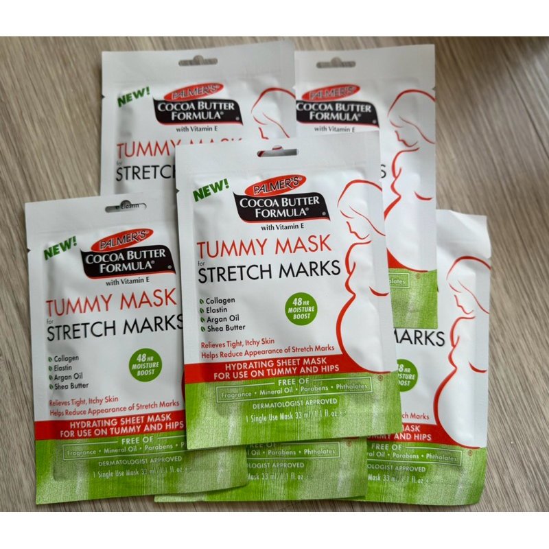 พร้อมส่ง Palmer’s Coco butter Tummy Mask มาร์กบำรุงผิวหน้าท้อง ป้องกัน ...