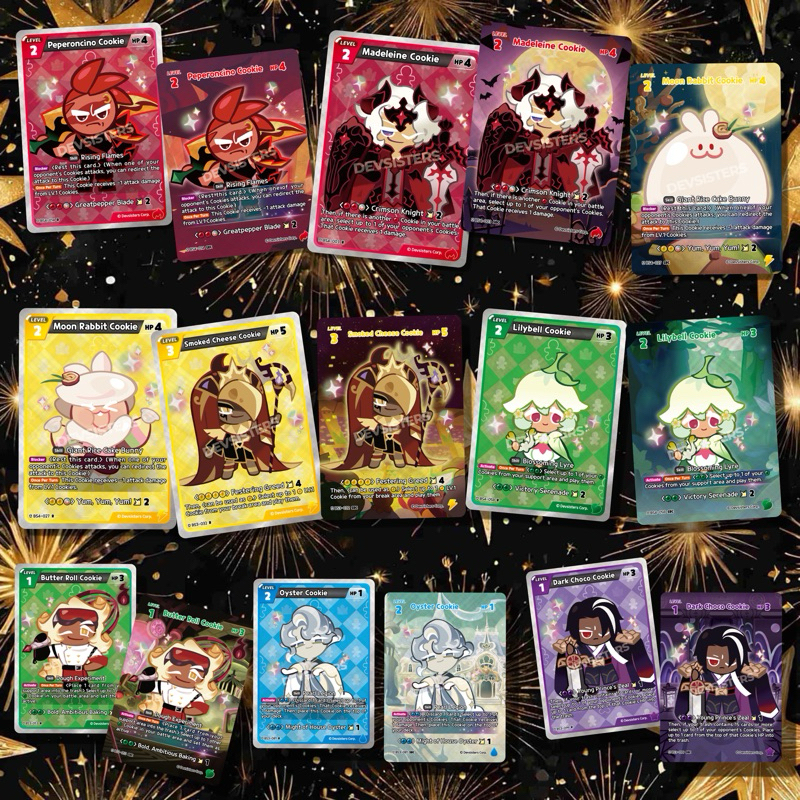CookieRun ชุด Bs3-Bs4 ระดับ Rare/Sec ทุกสี ( Eng Ver. ) | Shopee Thailand