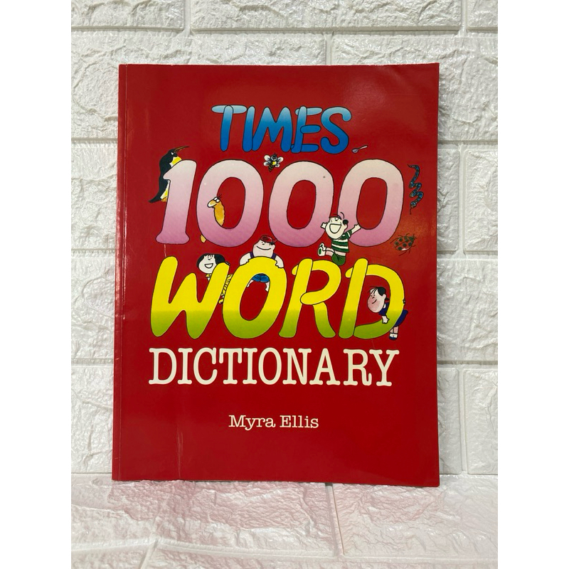 หนังสือเด็ก มือสอง Times 1000 WORD Dictionary | Shopee Thailand
