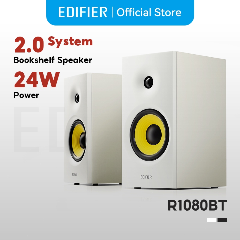 Edifier R1080BT Active 2.0 Auxiliary ลำโพงมัลติมีเดีย Bluetooth ...