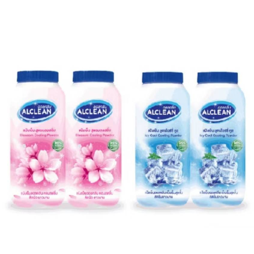 [แพคคู่] ALCLEAN Cooling Powder 280gx2 ออลคลีนแป้งเย็นบลอสซั่ม280gx2 | Shopee Thailand