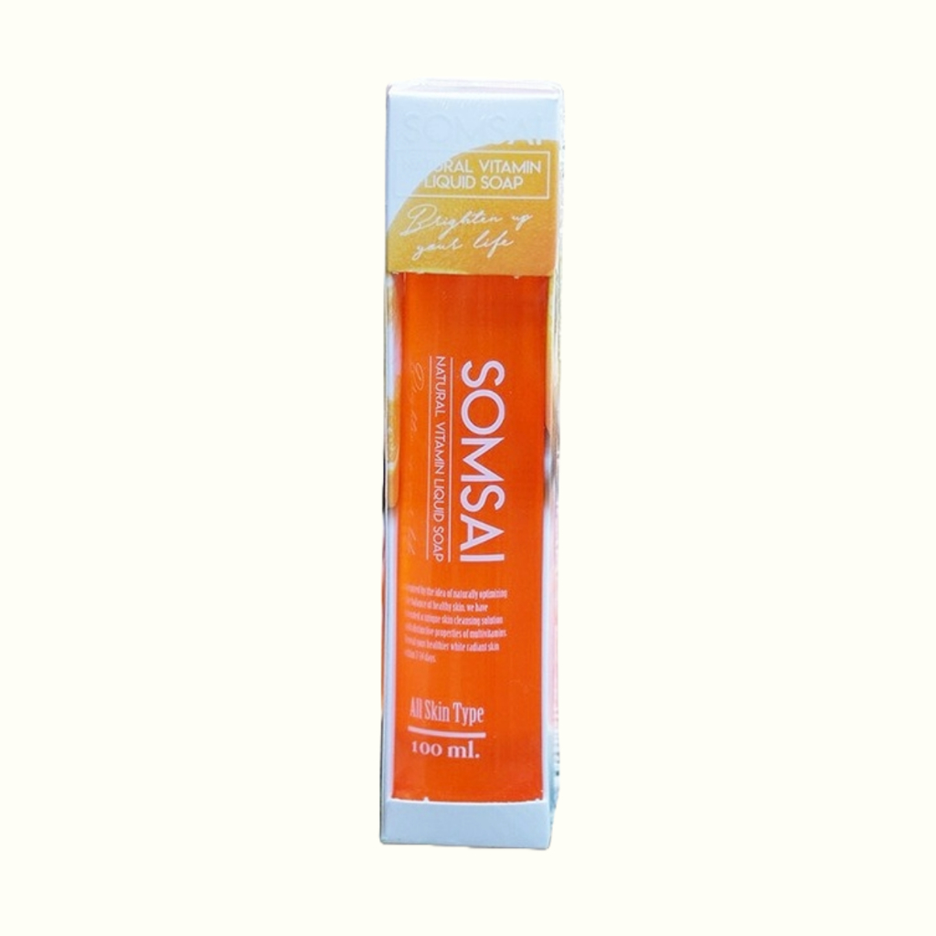 Somsai ส้มใส ทำความสะอาดผิวหน้า และ ผิวกาย Natural Vitamins Liquid ...