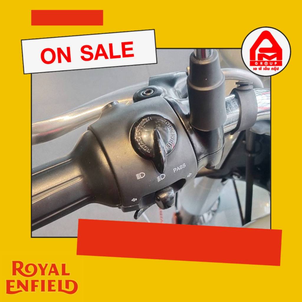 สวิทช์แฮนด์ (ประกับซ้าย) แท้ รุ่น CLASSIC,BULLET,METEOR,HUNTER 350 ...