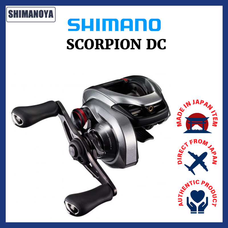 รอก Shimano Scorpion DC 2021 Baitcasting Reel รอกเบส รอกหยดน้ำ รอกตกปลา Fishing reel 150HG 151HG ...