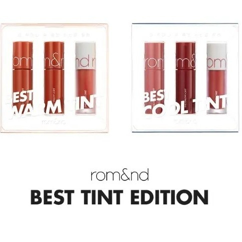 รอมแอนด์เอ็นด์ Rom&nd Best Tint Edition Juicy Lasting Set Lip Tints เซ็ตลิปทินท์ Romand รวมสีขาย ...