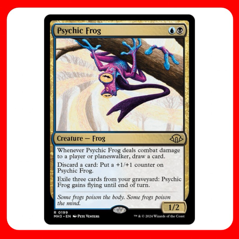 [MTG] Psychic Frog [MH3] [MULTI] [RARE] [NORMAL] [ENG] (การ์ดเมจิค ...