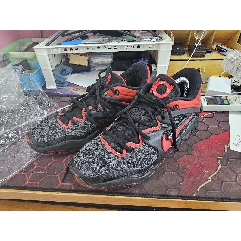 Nike Kevin Durant KD 15 Bred Black University Red Basketball 9us แท้💯 ...