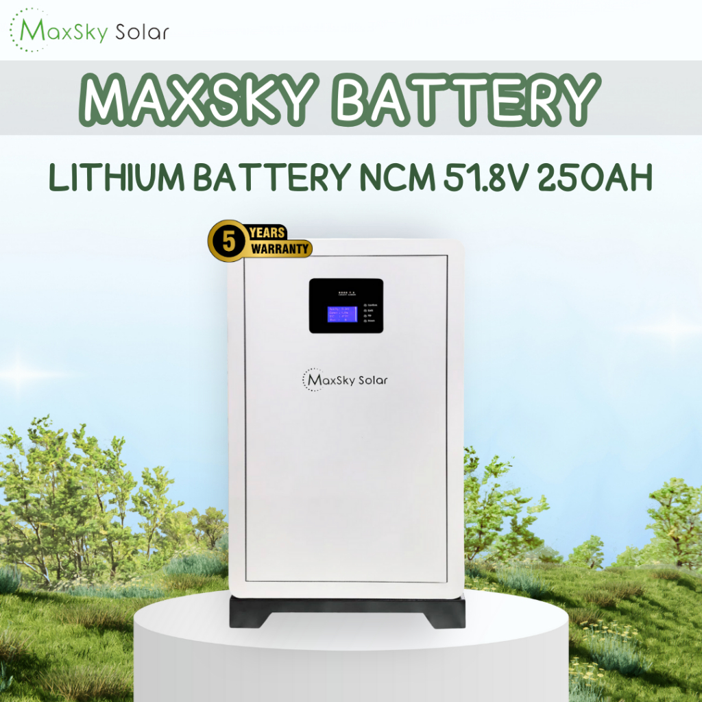 LITHIUM BATTERY NCM 51.8V 250AH 12.95KW รับประกันจาก Maxsky 5 ปี ...