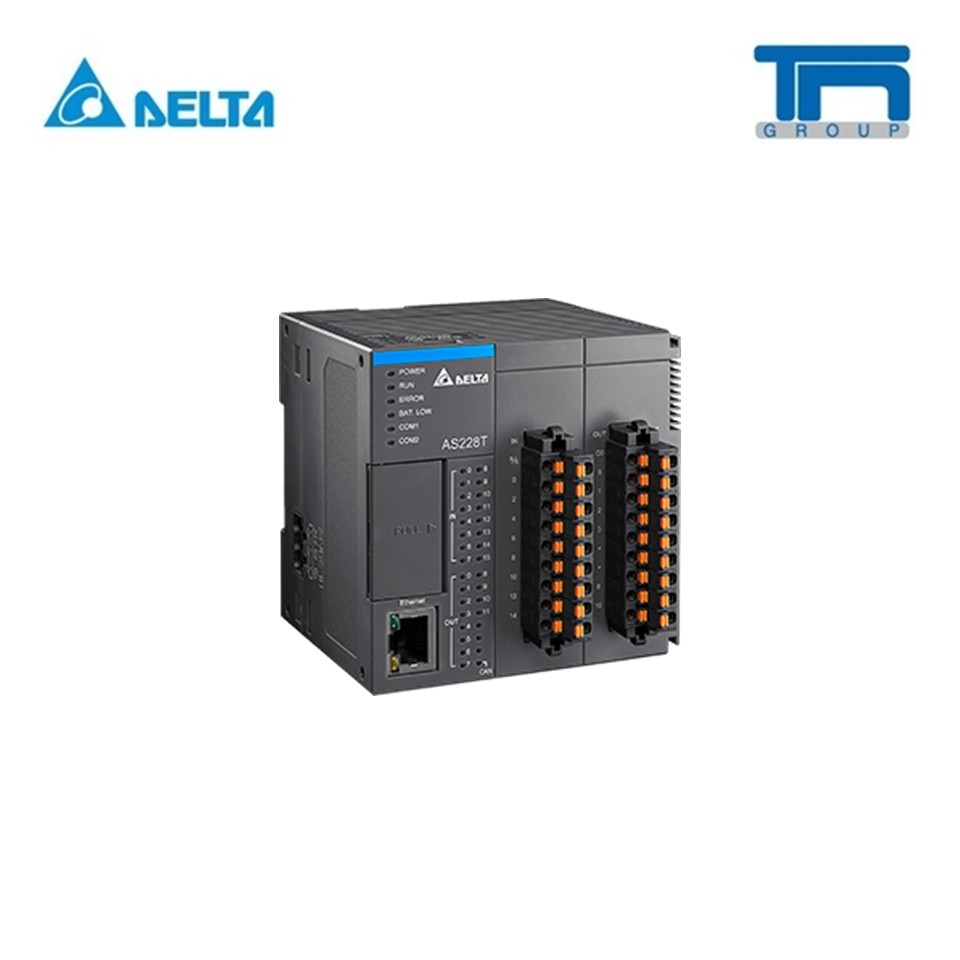 Delta อุปกรณ์ควบคุม Compact Modular Mid-range PLC รุ่น PLC AS228P-A ...