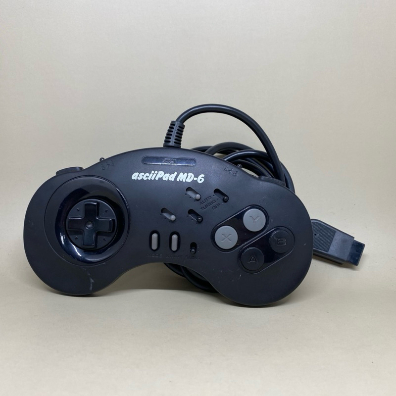 จอยเทอร์โบ 6 ปุ่ม ascii PAD MD-6 (MD) | MEGA Drive Controller Turbo ...