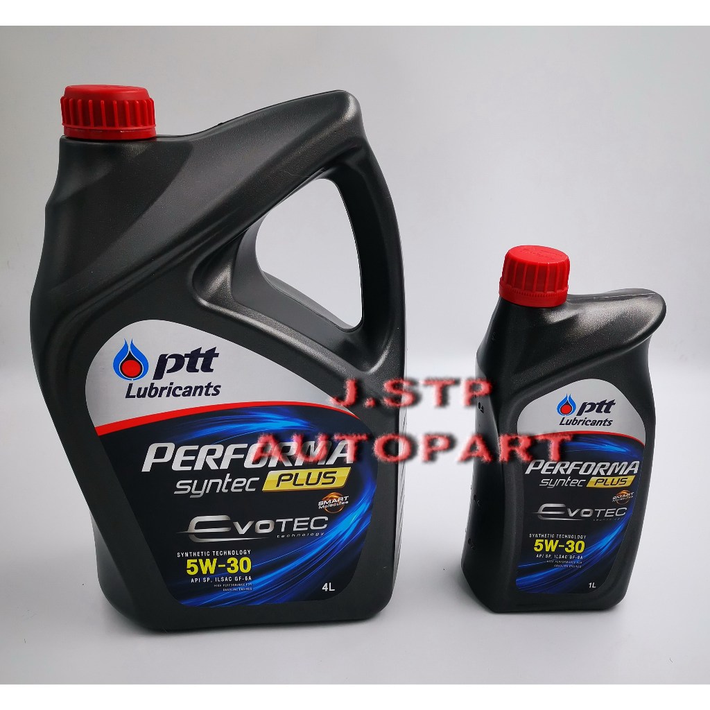 PTT Performa Synthc Plus EVOTEC 5w-30 เบนซิน ขนาด 5 ลิตร (4+1) ลิตร ...