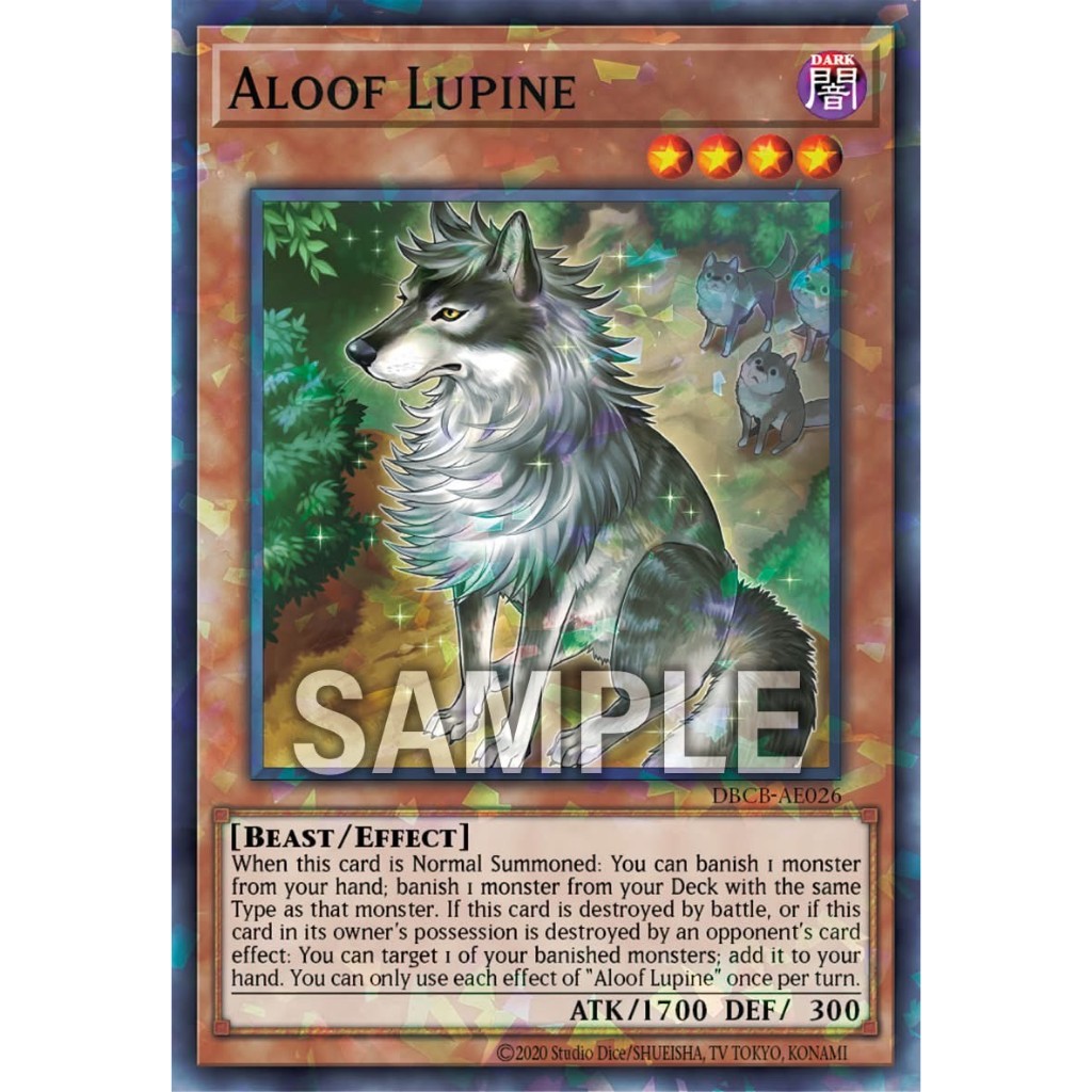 Yugioh Asia-Eng [DBCB-AE026] Aloof Lupine (Normal Parallel Rare) การ์ด ...