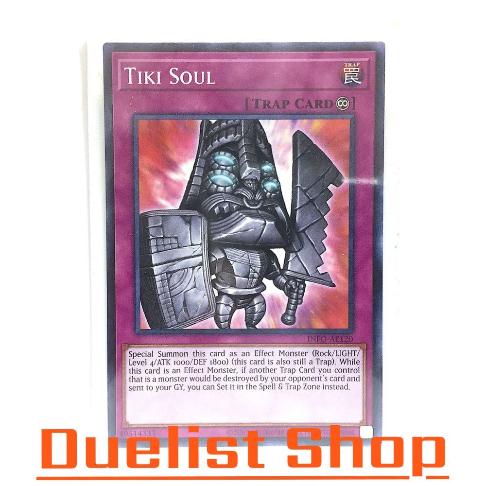 Tiki Soul (N) Trap [Continuous] ชุด INFO-AE120 การ์ดยูกิโอ (Yu-Gi-Oh ...