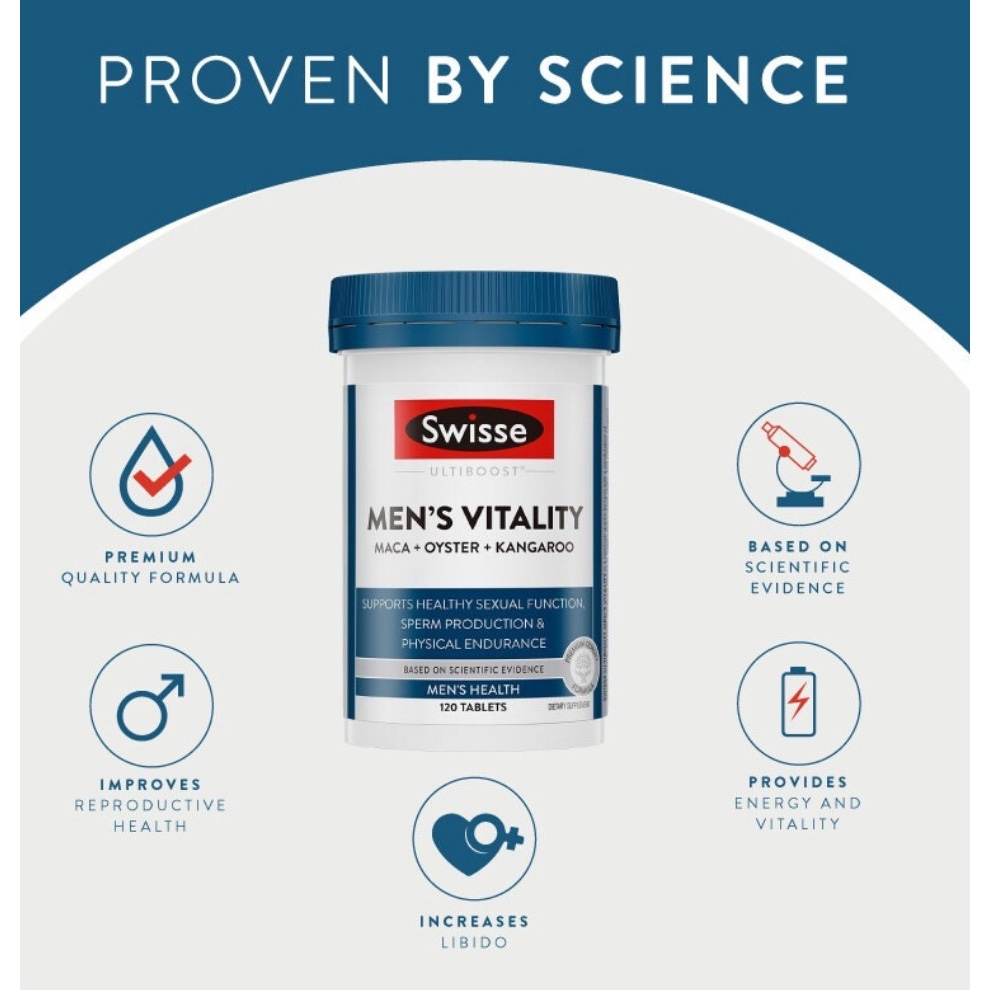 Swisse Ultiboost Men's Potency+ 60 Tablets | Shopee Thailand