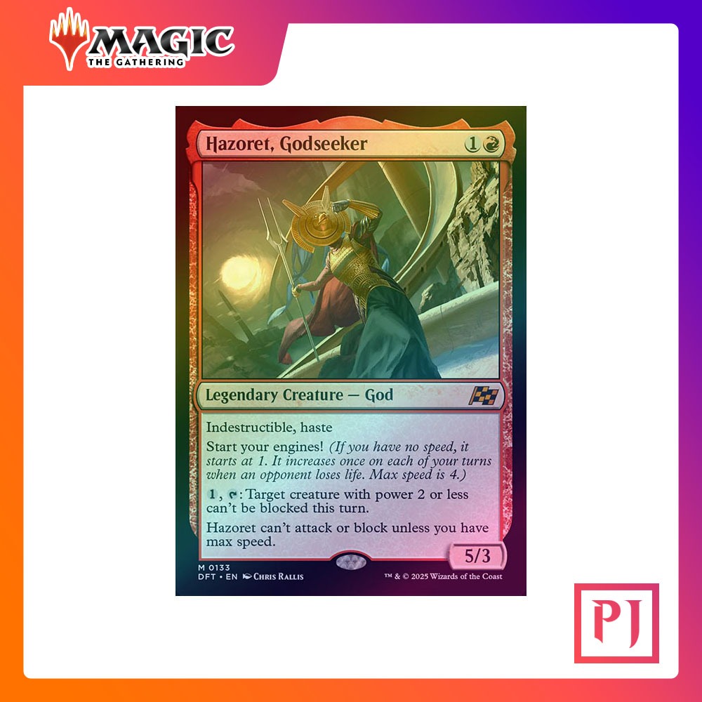[MTG] Hazoret, Godseeker [DFT] [RED] [MYTHIC] [FOIL] [ENG] (การ์ดเมจิค ...