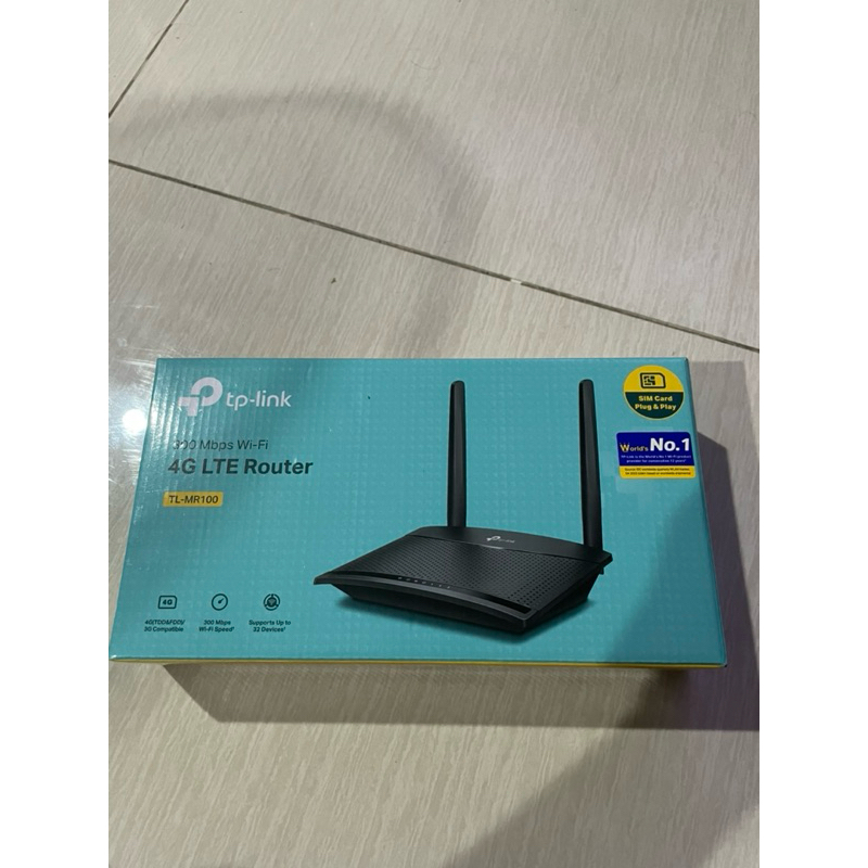(มือสอง)TP-link 4G LTE Router 300 Mbps wi-fi แบบใส่ซิมการ์ด | Shopee ...