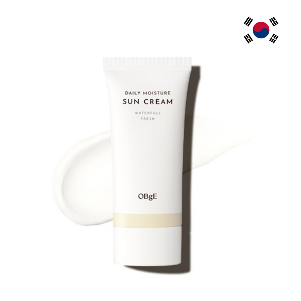 OBge Daily Moisture Sun Cream SPF50+ / PA++++ 50ml ครีมกันแดด อ่อนโยนต่อผิว ไม่ทิ้งคราบขาว ...