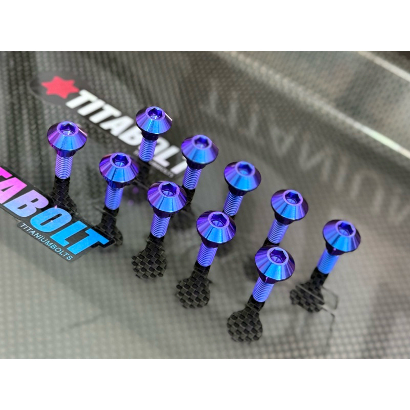 น็อตจานYamaha R6 R7 R1 Mt07-09 mt10,suzuki gsxr1000 k9-Lไทเทเนียมแท้ ...