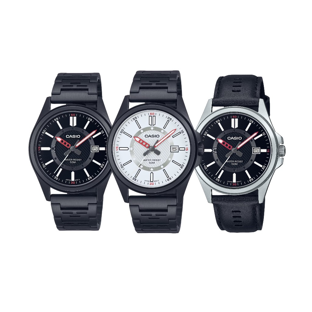 Casio นาฬิกาข้อมือผู้ชาย รุ่น MTP-E700B-1EVDF / MTP-E700B-7EVDF / MTP-E700L-1EVDF Sporty Men's ...