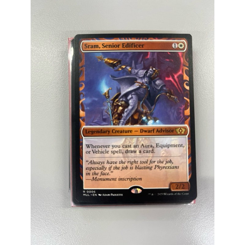 การ์ด MTG Sram, Senior Edificer White Magic the Gathering EDH รุ่น MUL สภาพ Ex-Nm | Shopee Thailand