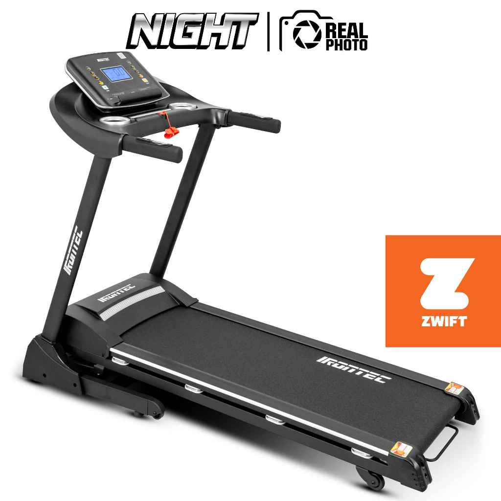 ลู่วิ่งไฟฟ้า รุ่น NIGHT - เครื่องออกกำลังกาย แบรนด์ IRONTEC | Shopee Thailand