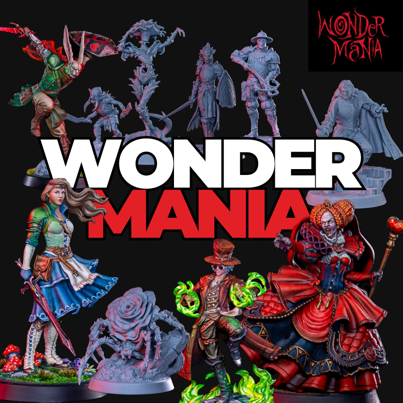 Dnd Miniature I Wonder Mania I (งานเรซิ่นยังไม่ลงสี) ฐาน 1-2 นิ้ว ...